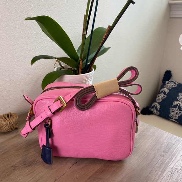 J. Crew | Bags | J Crew Pink Creamsicle Italian Leather Signet ...